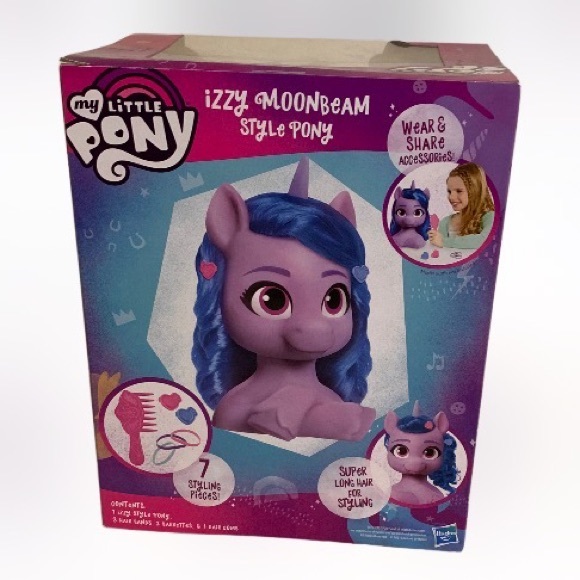 My Little Pony | Toys | New My Little Pony Izzy Moonbow 7 Piece Styling ...